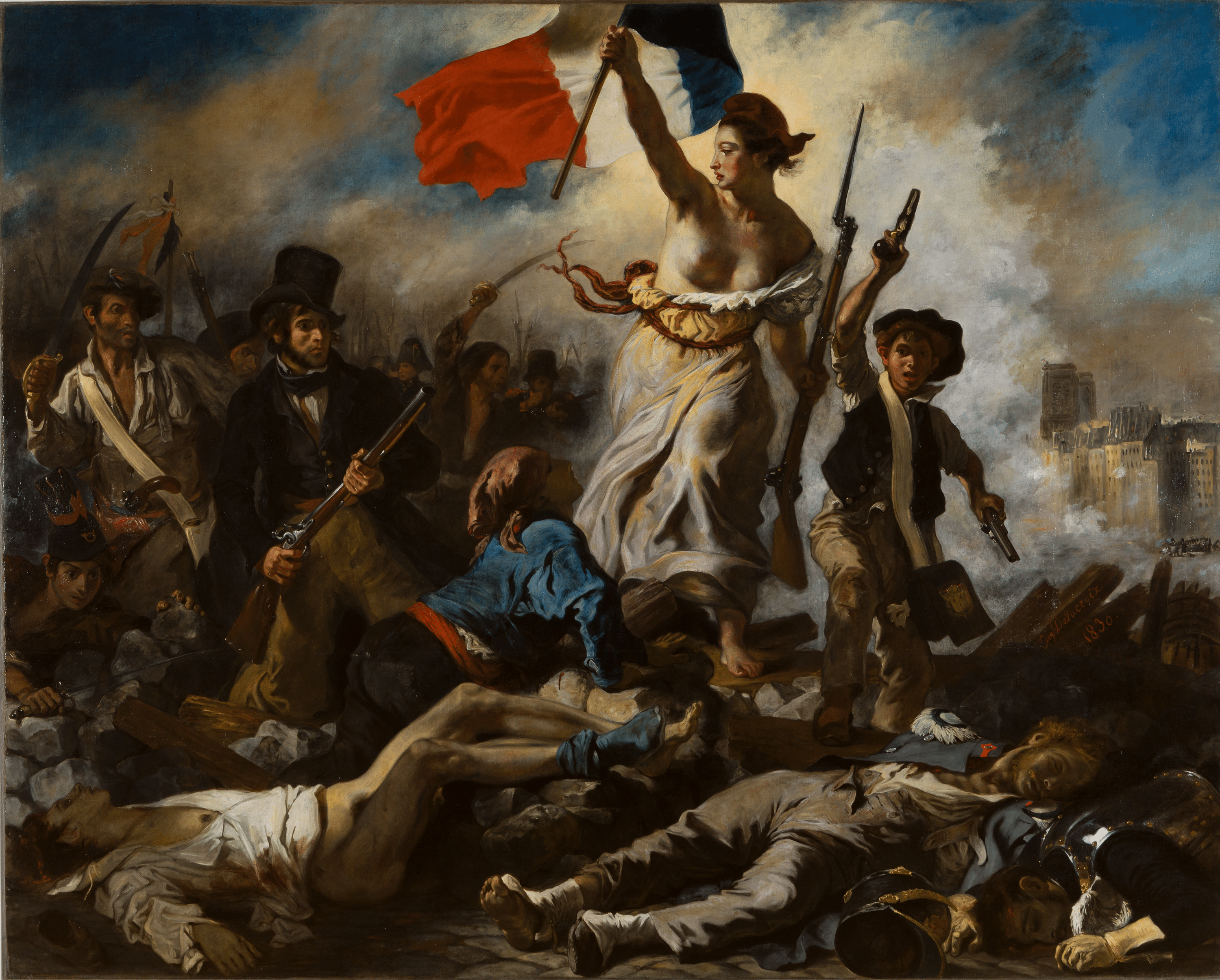 La liberté guidant le peuple, étude et restauration | C2RMF